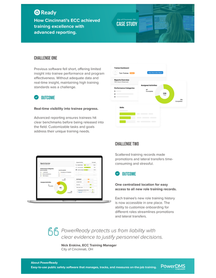 PowerReady: Training Management Software for Public Safety | PowerDMS